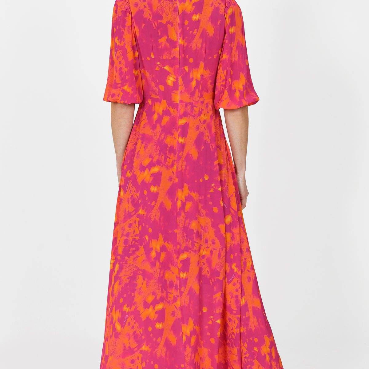 Elena Pink Butterfly Print – Sirens London